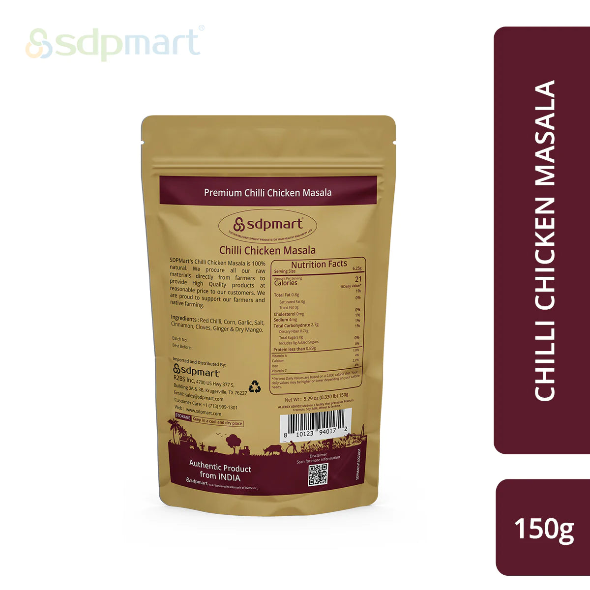 Chilli Chicken Masala Powder - 150 Grm – PMBFoods