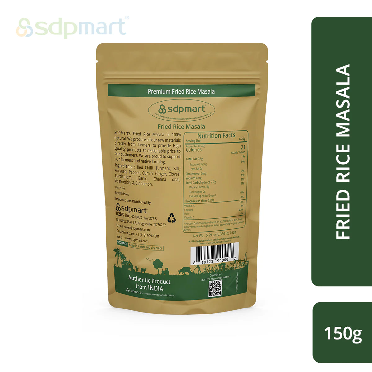 Fried Rice Masala Powder - 150 Grm – PMBFoods