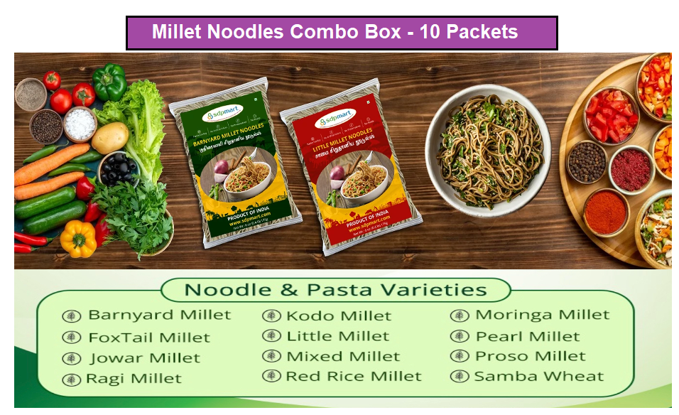 Millet Noodles Combo Box - 10 Packets – PMBFoods