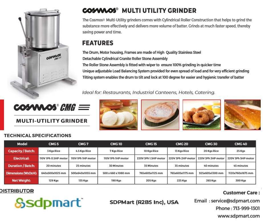 Cosmos Multi Utility Grinder – PMBFoods